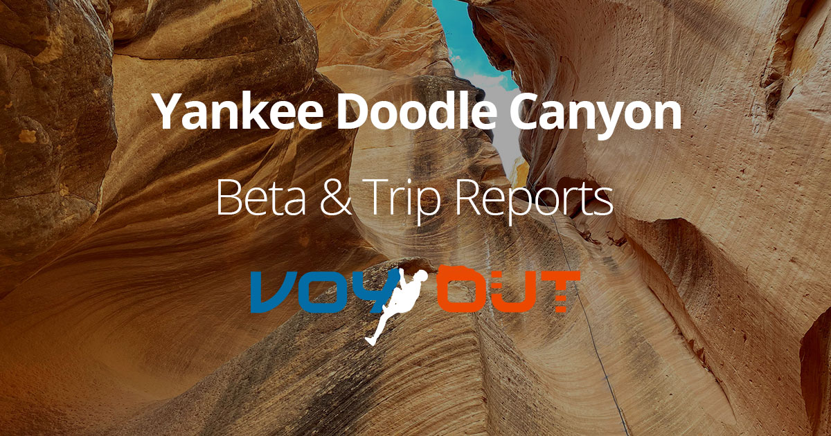 Yankee Doodle Canyon | Beginner canyoneering route