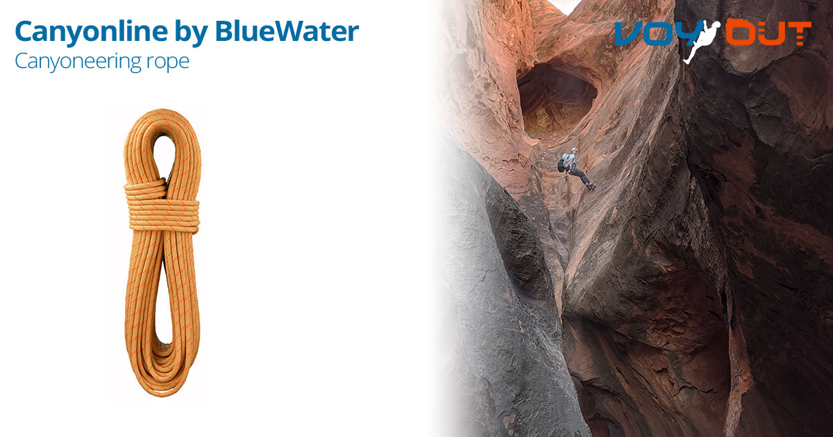Canyonline | BlueWater Canyoneering rope | Voy Out