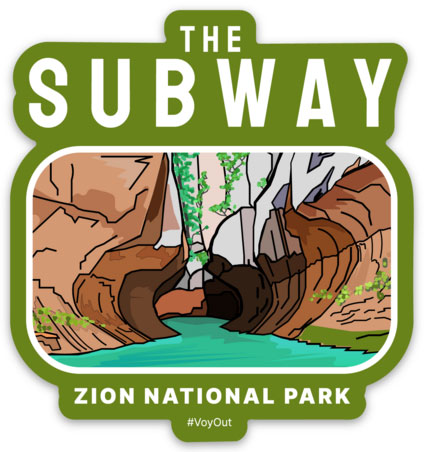 The Subway Zion Sticker | Voy Out