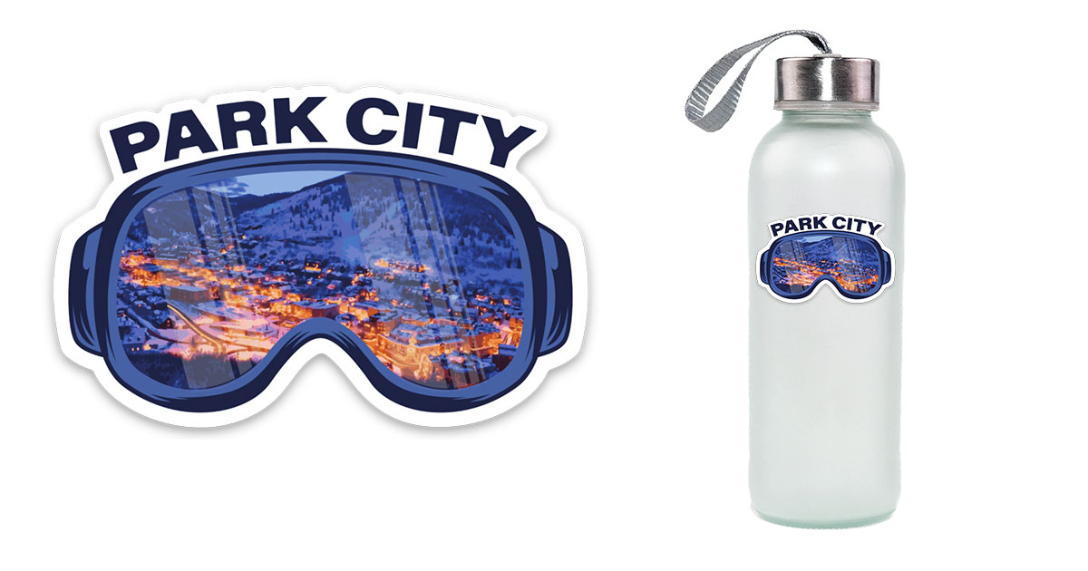 Ski Goggles Sticker Park City | Voy Out