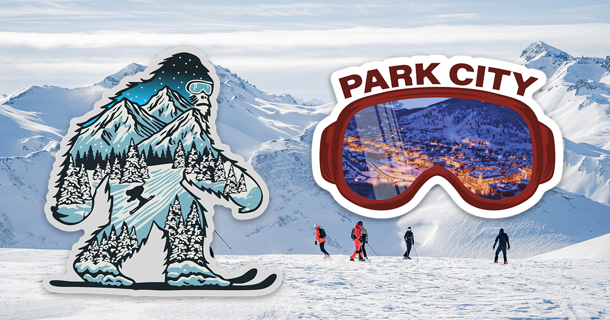 Ski Stickers | Ski resort & other fun stickers