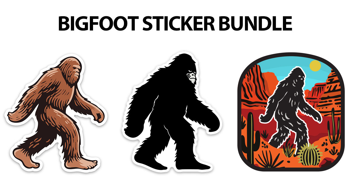 Bigfoot sticker bundle - Voy Out
