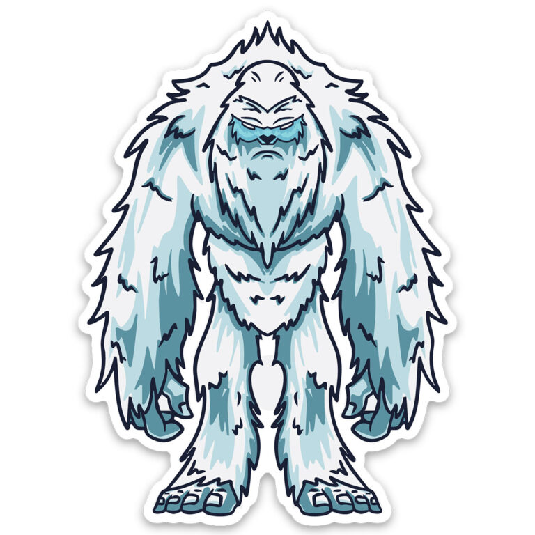 Yeti Sticker by Voy Out